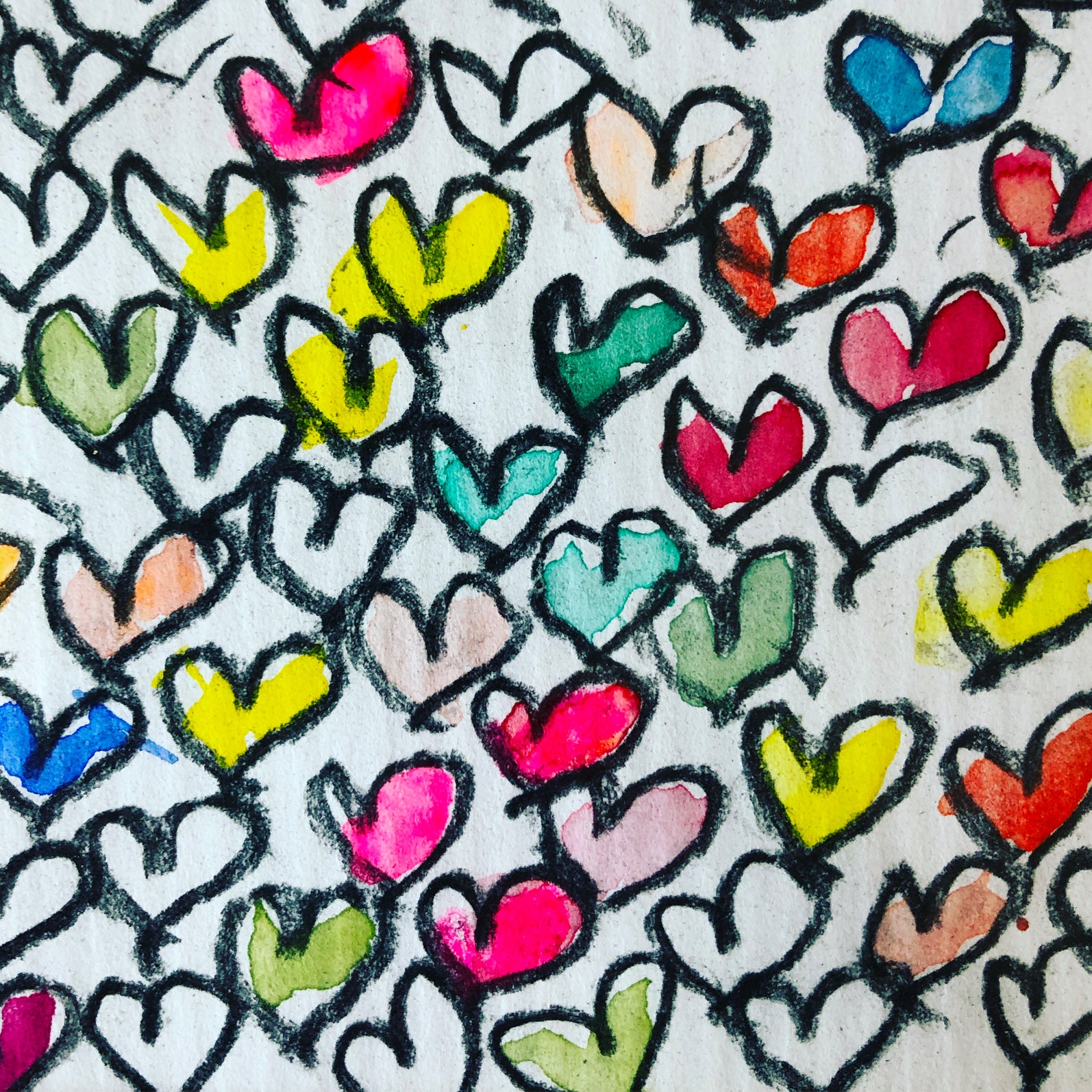Love Hearts Love – Sarah Thornton Art